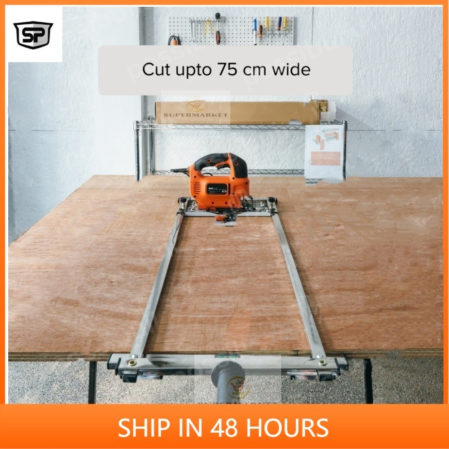 Carpentry4//7 inches Saw Guide Rail Multi-function Adjustable Cutting Machine Saw Guide Rail ...
