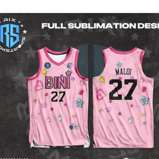 FULL SUBLIMATION BINI JERSEY (BINI MEMBERS’ NAMES & NUMBERS ONLY ...