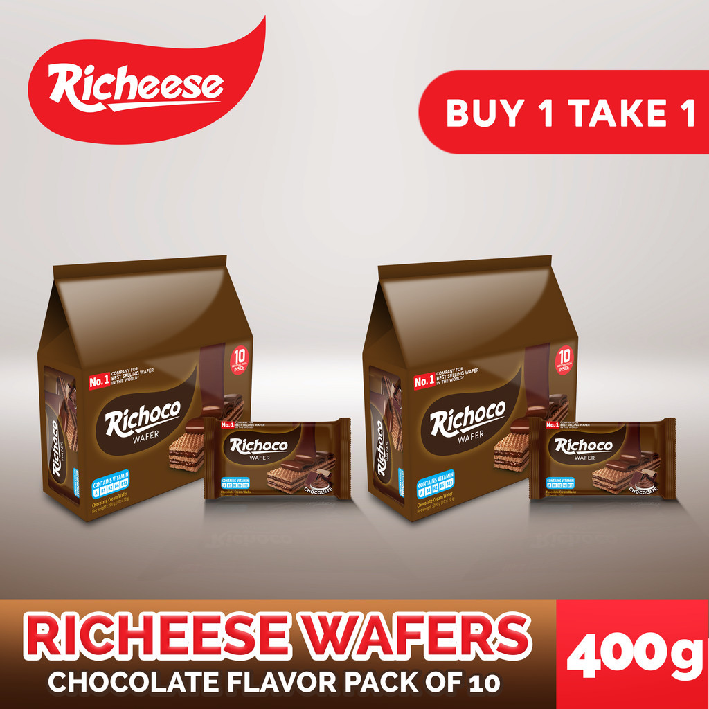 NABATI Richoco Wafer 20g by 10s BUY 1 TAKE 1 | Shopee Philippines