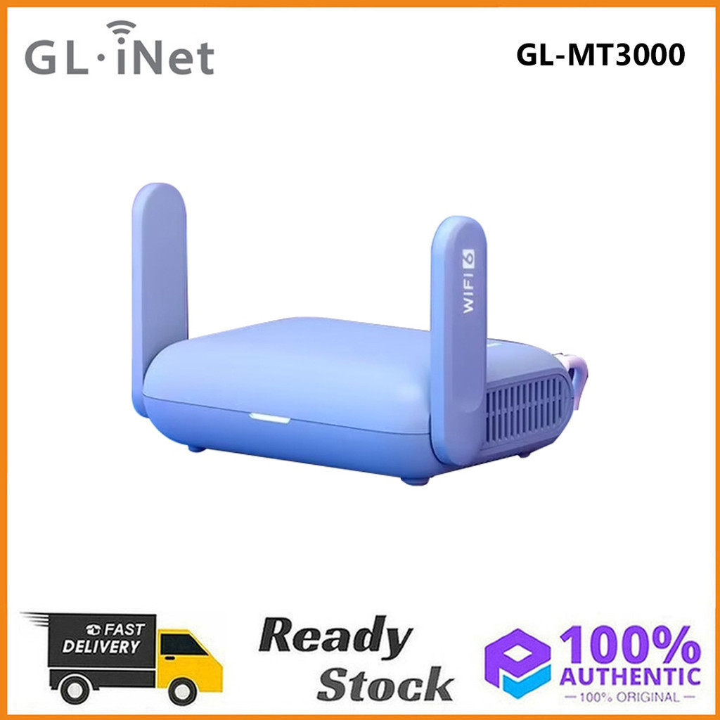 Original GL.iNet GL-MT3000 (Beryl AX) Portable WiFi 6 Gigabit Router ...