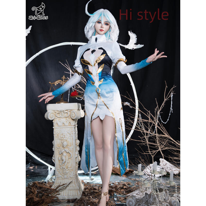 Genshin Impact Focalor cos Water God Furina cosplay Game Costume ...