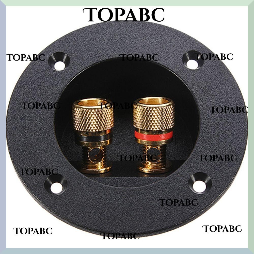 Speaker Terminal Connectors Round Boxes With 2 Banana Jack | Shopee ...