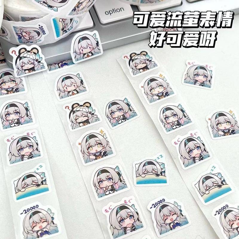 500Pcs/Set Game Cartoon Honkai: Star Rail Stickers Cute AR-26710 ...