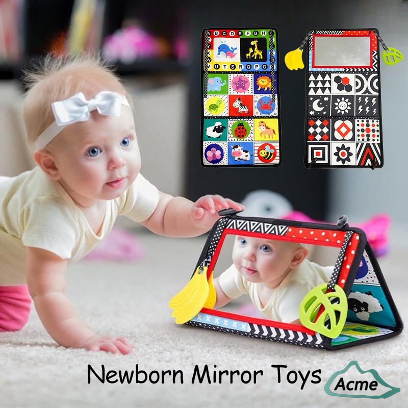 ACME Brain Development Baby Mirror Tummy Crawl Sensory Toy Early ...