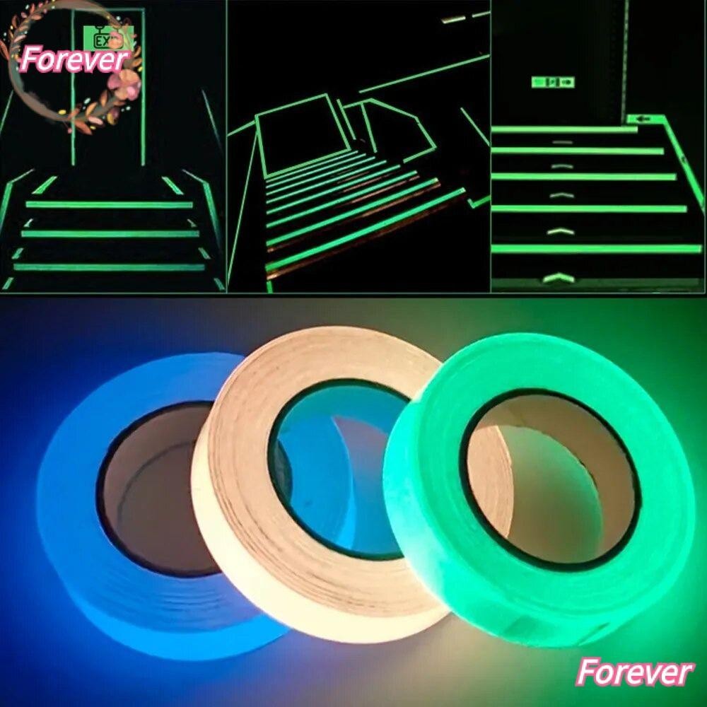 FOREVER Luminous Sticker, Emergency Logo 1.5/2/ Luminous Tape, Bright ...