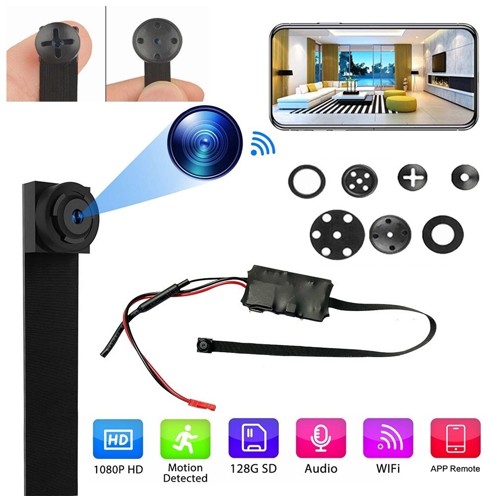 Mini Spy Hidden Camera Video Wireless WiFi Night Vision Motion ...