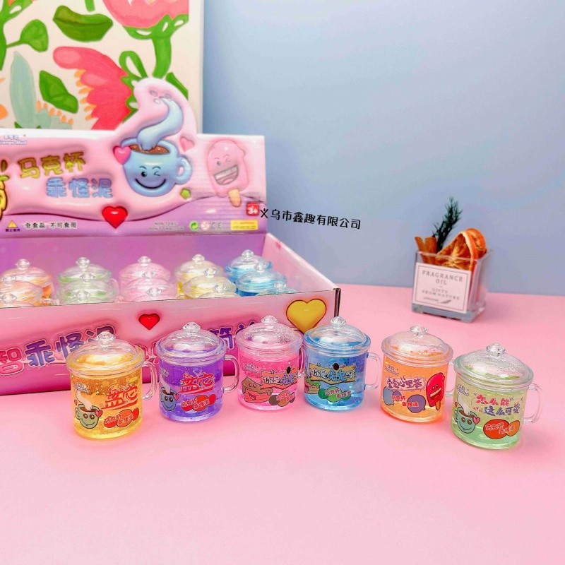 slime toys for kids cheap slime cute slime Small Teacup Foaming Glue ...