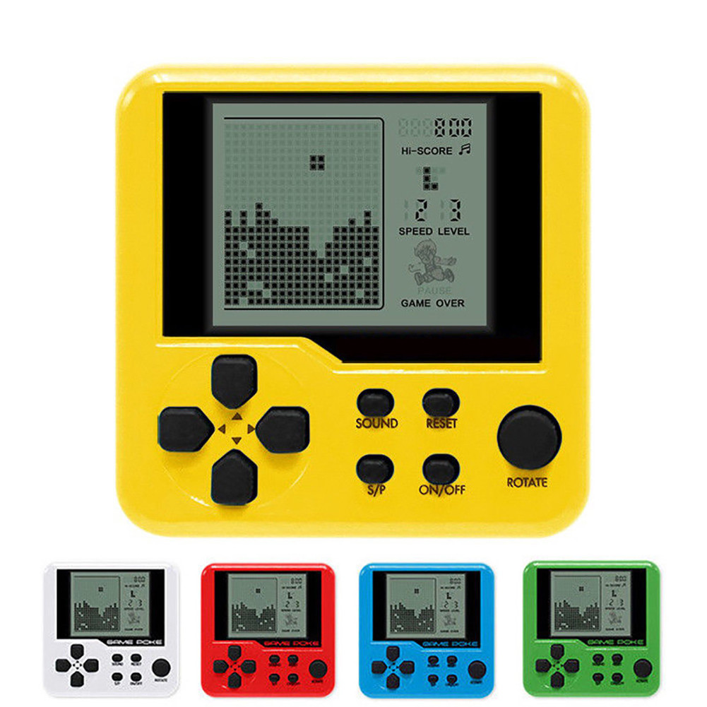 LDqy_ 2.7inch Mini Retro Tetris Game Console Children Kids Handheld ...