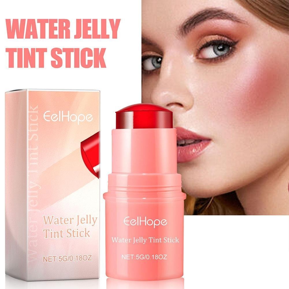 Cooling Water Jelly Tint Stick For Buildable Lip Cheek Stain Spritz ...