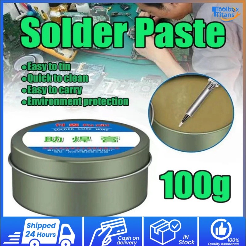 100g Solder Paste Soldering Flux Lead-free No-clean Solder Grease Iron ...