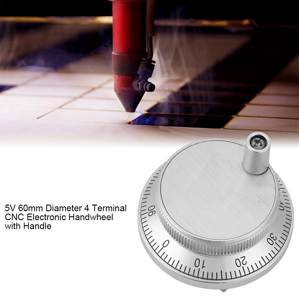 Supergoodsales Hilitand Handwheel CNC 5V 60mm Diameter 4 Terminal ...
