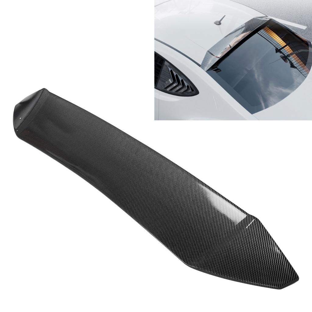 Rubikcube Rear Window Roof Spoiler Carbon Fiber Look Aerodynamics Car ...