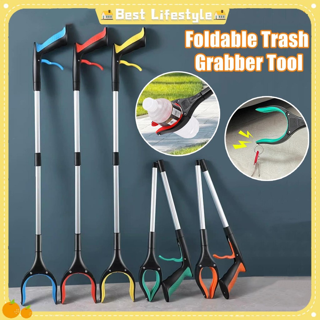 Foldable Trash Grabber Tool Trash Grabber Gripper and Reaching Tool ...