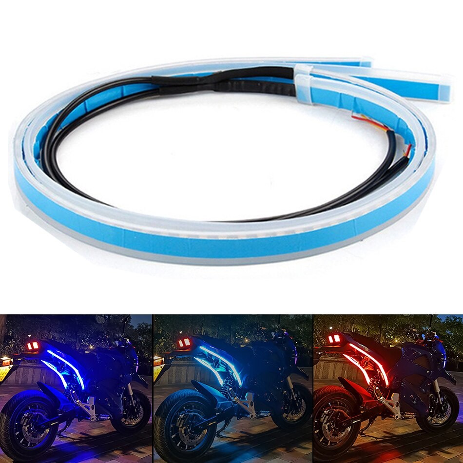 12v universal drl motorcycle led daytime running light hold water ...