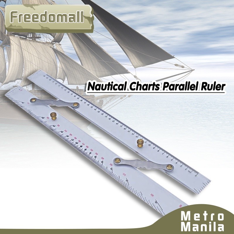 Parallel Ruler Nautical Charts Parallel Ruler Mapping Points to Pull ...