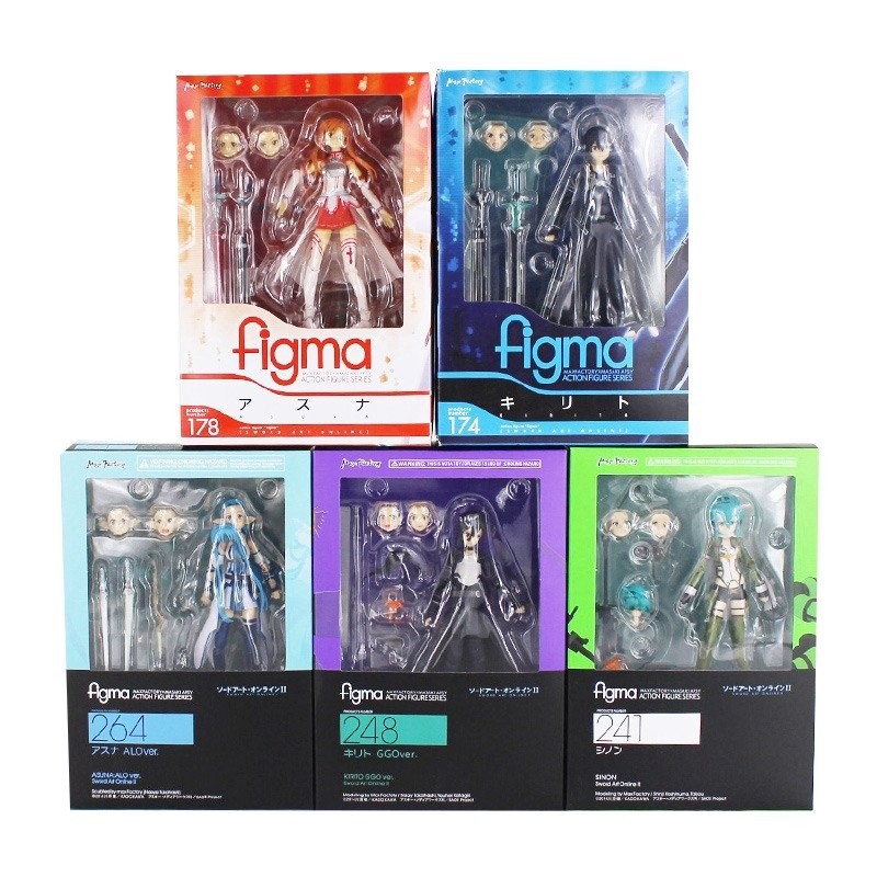 SAO Sword Art Online Kirito Sinon Kirigaya Kazuto Yuuki Asuna Asada ...