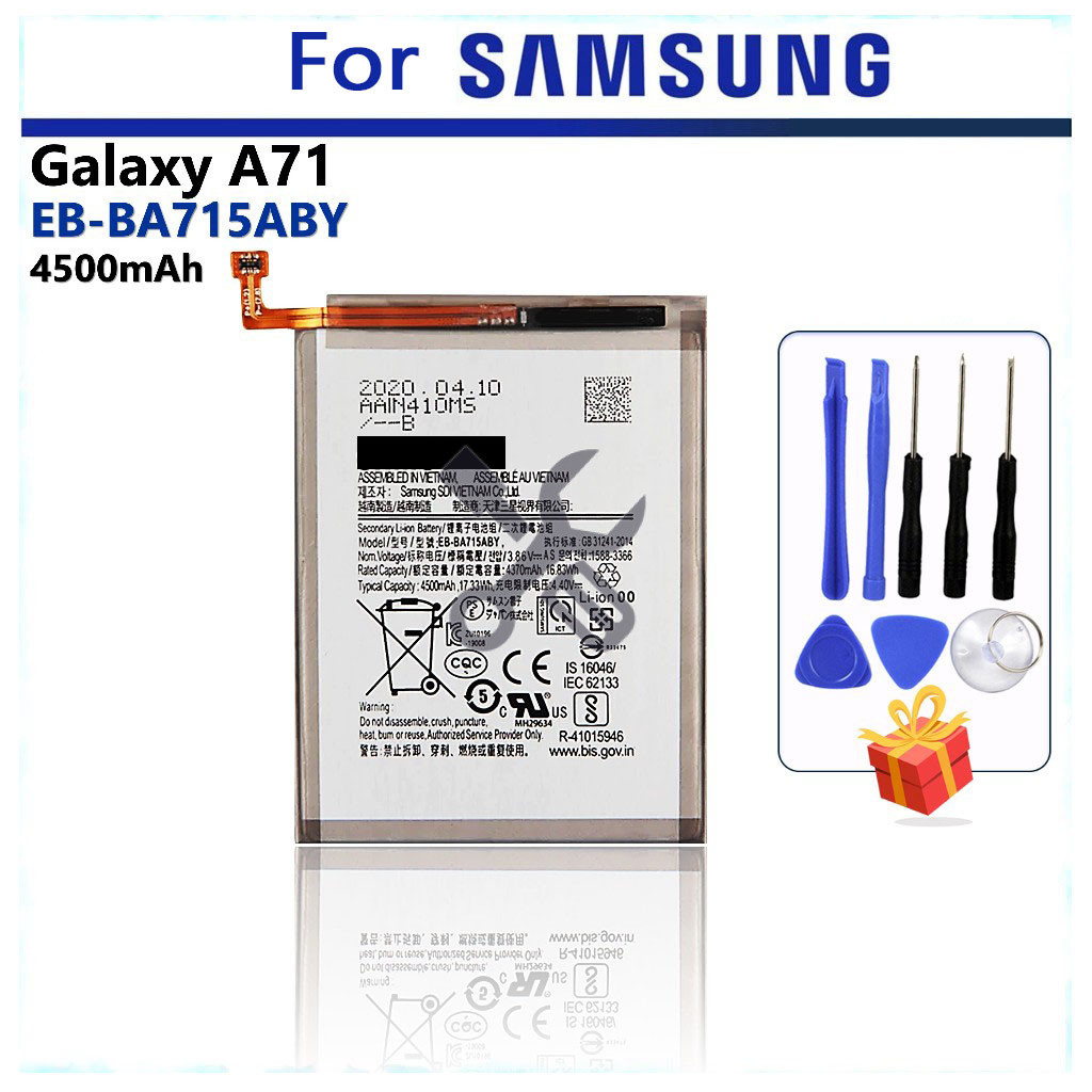 Battery EB-BA715ABY For Samsung Galaxy A71 A715F A715F/DS A715F/DSN ...