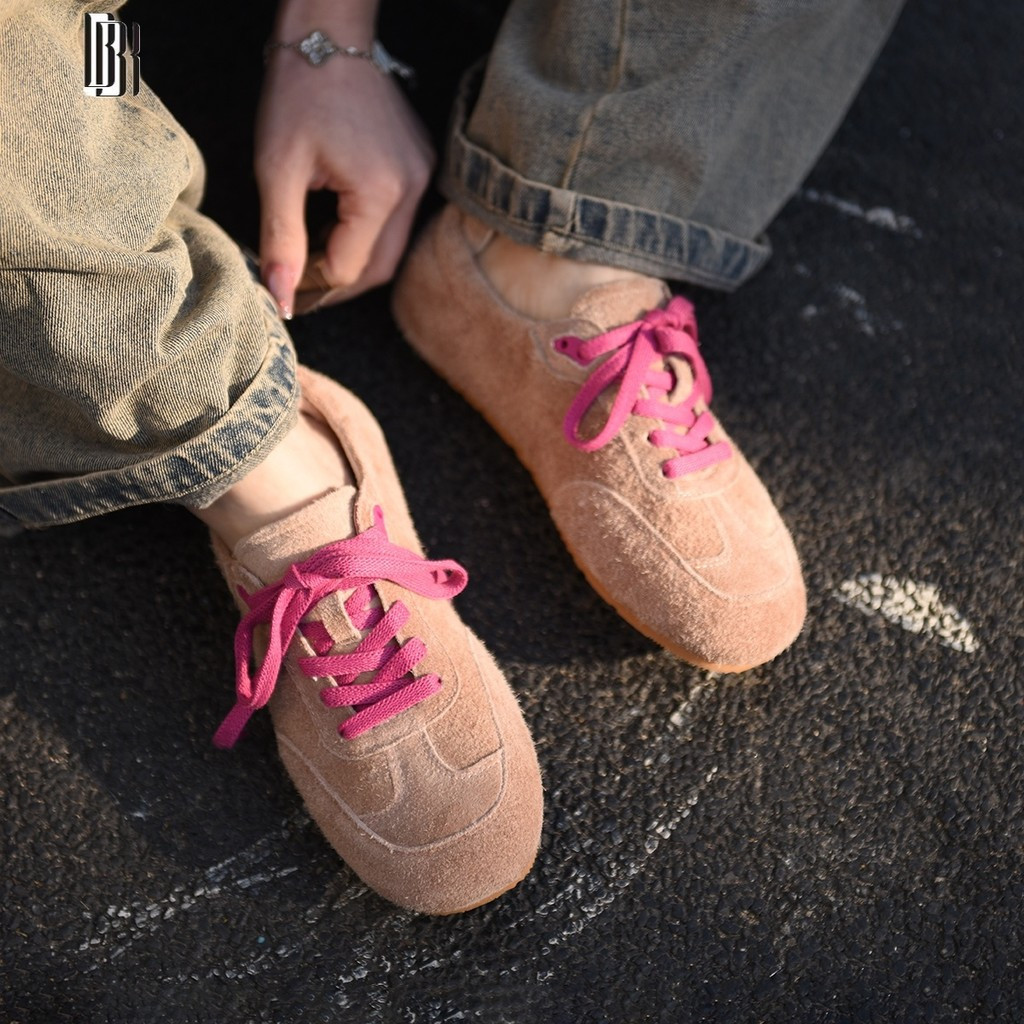 Uncle Buck Genuine Leather Ugly Cute German Training Shoes Lace-Up ...