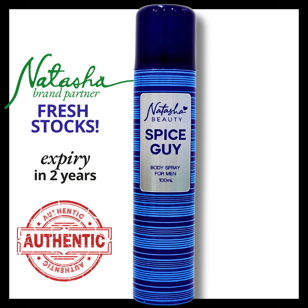 Natasha Beauty Body Spray For Men Spice Guy 100ml by Natasha | Shopee ...