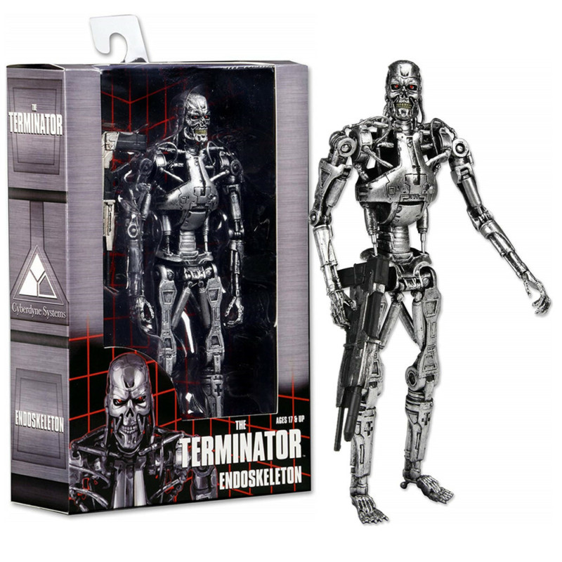 New 7" Terminator 2 Judgment Day T-800 Endoskeleton Arnold PVC Action ...