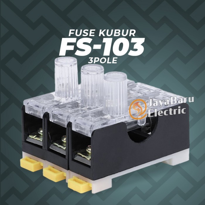 Grave Fuse / Fuse Holder / Glass Fuse FS103 3P 3Pole | Shopee Philippines