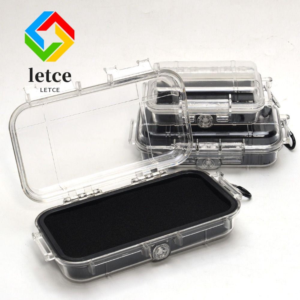LETCE Sealed Storage Box, Equipment Dry Box Transparent Camping Box ...
