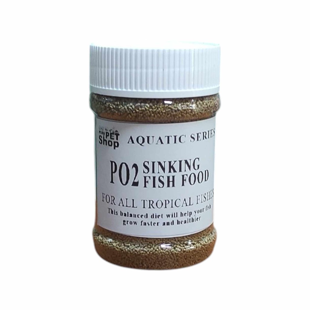 May Pet Shop High Protien PO2 Sinking Granules Pellet Fry Fish Food ...