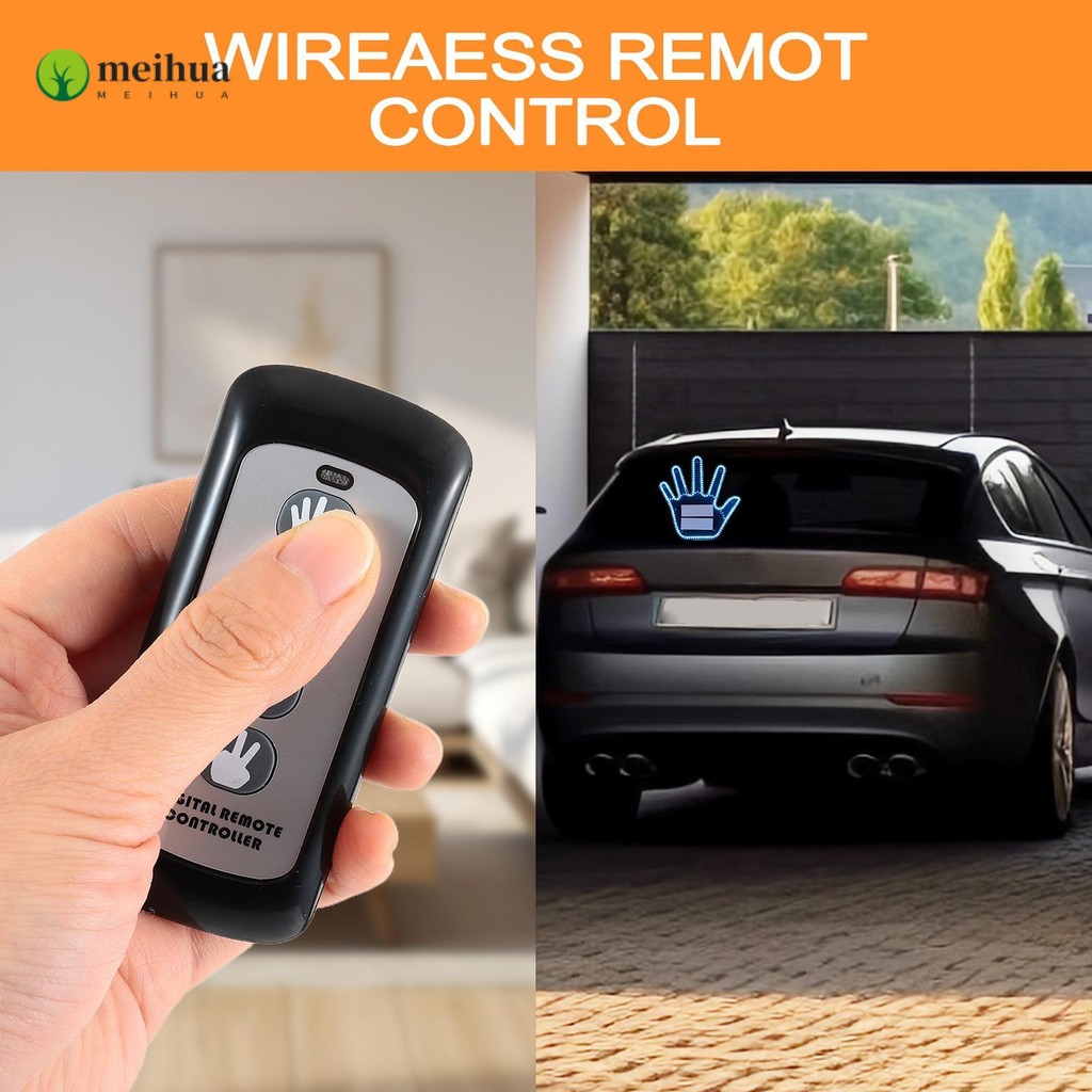 MEIHUA Car Middle Finger Light, Decorative Lights LED Gesture Light ...