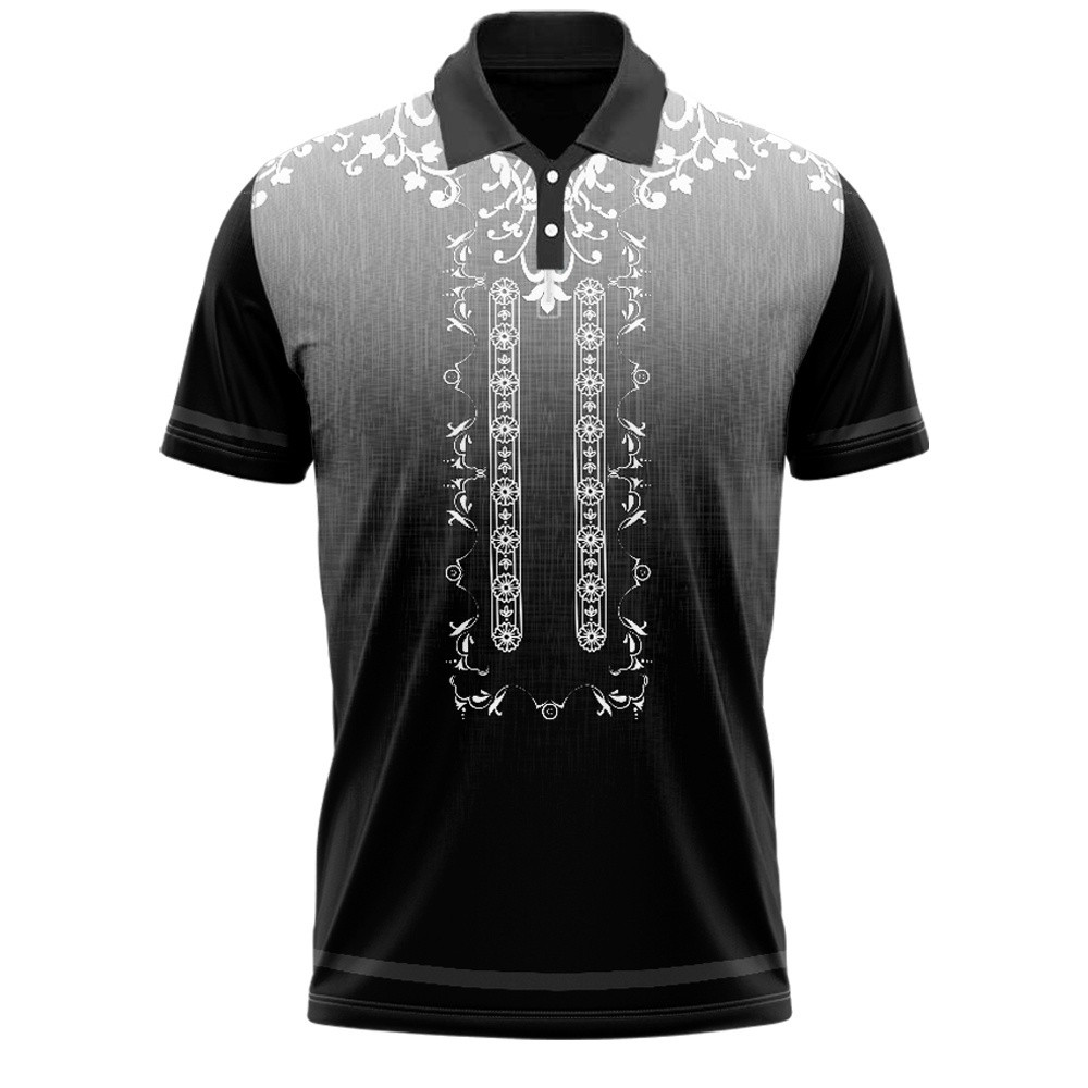 Filipino Ethnic/Tribal Modern Balon Polo Shirt Men's Casual Shirt ...