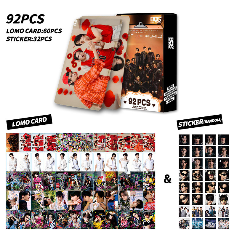 45-132pcs BUS No-status Status Photocards Light the world Laser ...