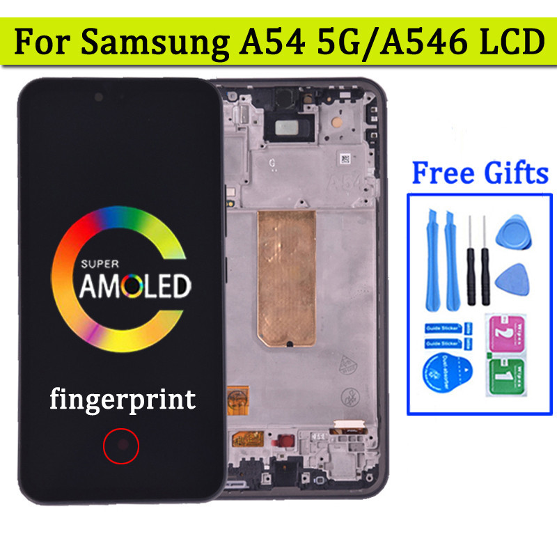 6.4'' Super AMOLED For Samsung A54 5G LCD A546U A546B A5460 Display ...