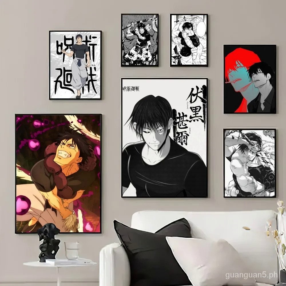 Anime J-Jujutsu Kaisen Fushiguro Toji Poster Prints Wall Pictures ...