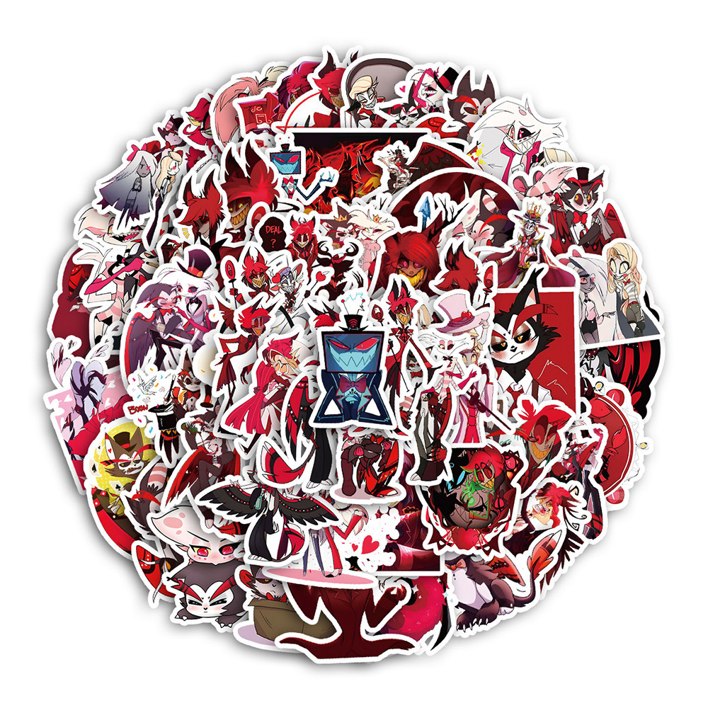 54PCS Aanime Hazbin Hotel Charlie Morningstar Waterproof Graffiti ...