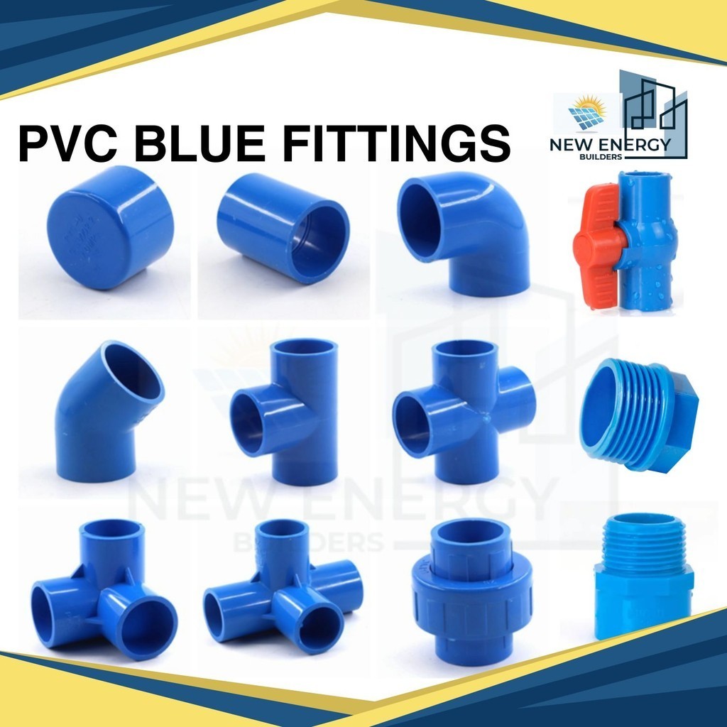 N.E.B || PVC Blue Fittings-Ball Valve, 3 Way Tee, 4 way Tee, 5 way Tee ...