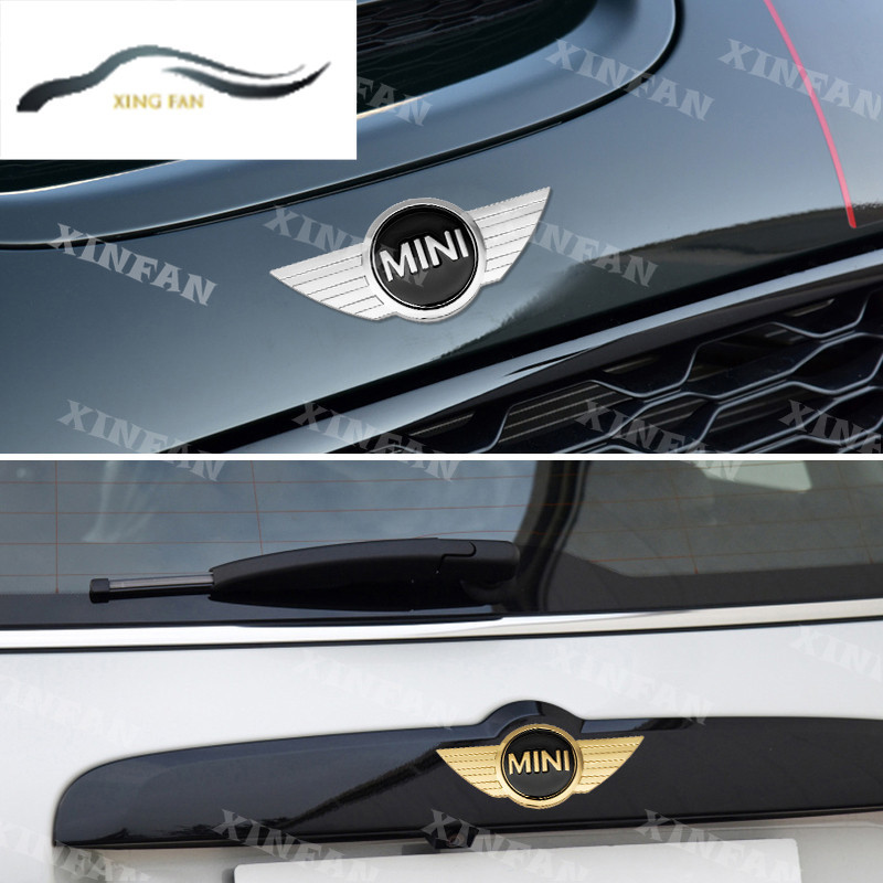 Xinfan ad | 3D car metal sticker rear sign for Mini Cooper S JCW R50 ...