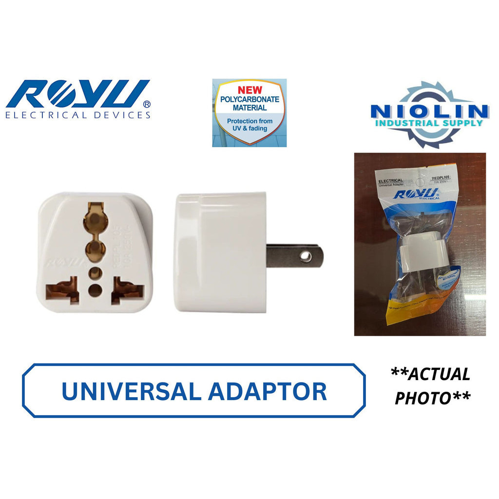 ROYU Universal Socket Adapter 250V - 10A | Shopee Philippines