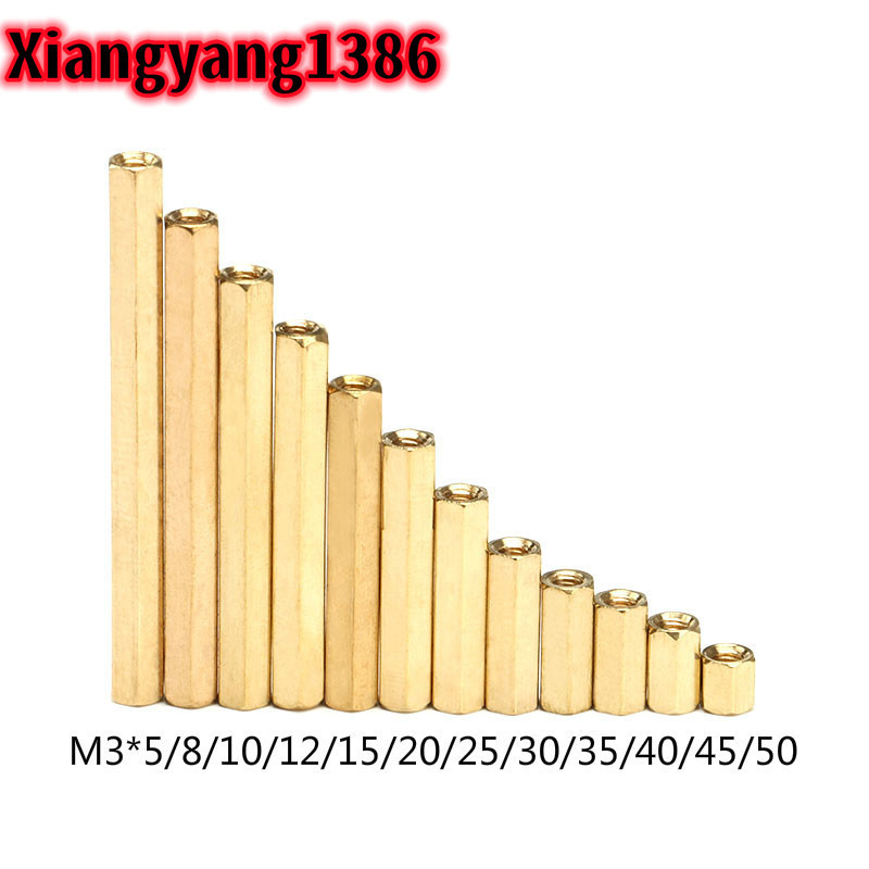 Double way M3 * 5/6/8/10/12/15/20-50 M3 hexagonal copper column/screw ...