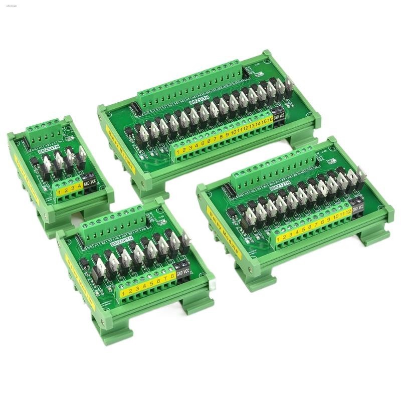 IO card microcontroller PLC DC amplifier board PNP to NPN optocoupler ...