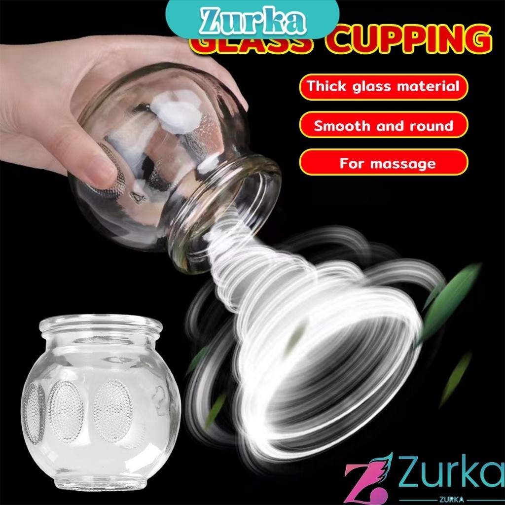 Zurka Glass Body Relaxation Massage Jars Cupping | Shopee Philippines