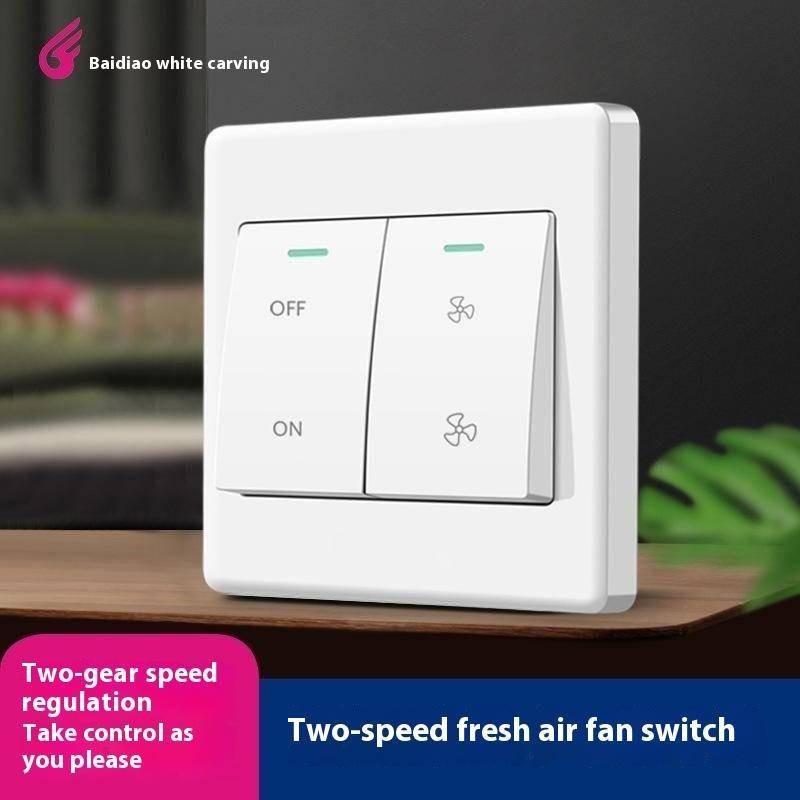 Two-speed Switch New Air System Dedicated One-Way Flowing Fan Duct Fan ...