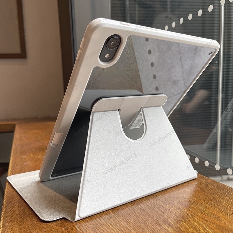 360 Rotating Acrylic Clear Case For Xiaomi Poco Pad 12.1 inch 2024 Mi ...