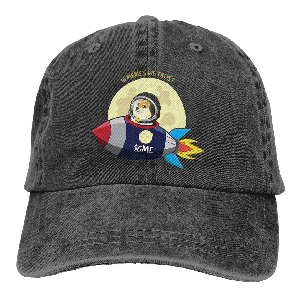 In Memes Doge We Trust Baseball Caps Peaked Cap Dogecoin Cryptocurrency ...