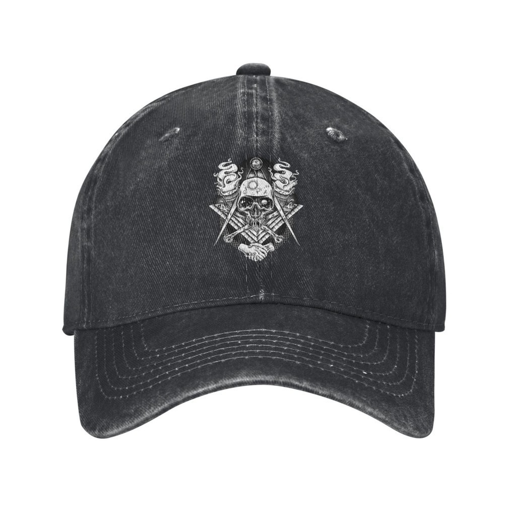 Masonic Skull And Crossed Thorns Freemasonry Diy Design Discount Cowboy ...