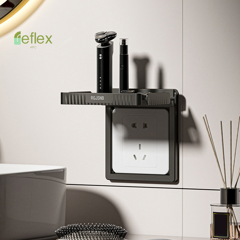 Reflex Arc Wall Outlet Shelf Convenient Sturdy Socket Mobile Phone ...
