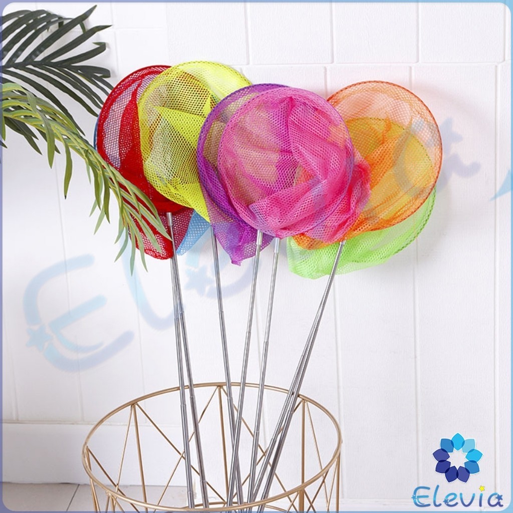 Elevia Children Butterfly Catch Net Stainless Steel Telescopic Fishing ...