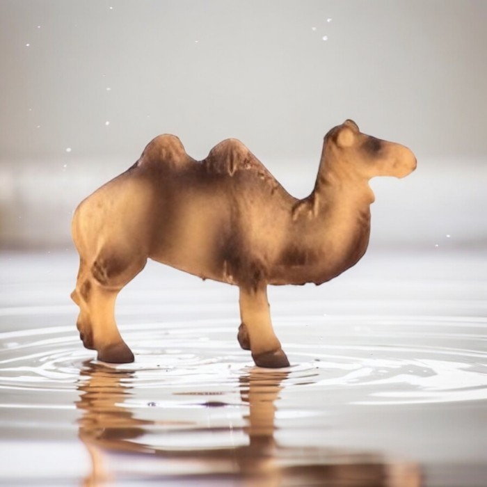 Miniature Camel Camel Display 8cm Camel Mockup Diorama Desert Animals ...