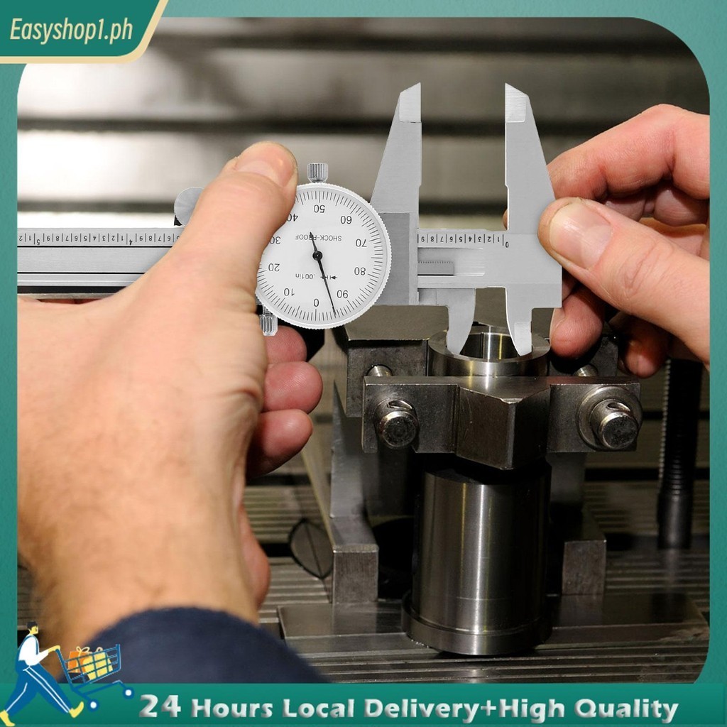 Dial Caliper 6" Stainless Steel Vernier Caliper Inside Outside Diameter ...