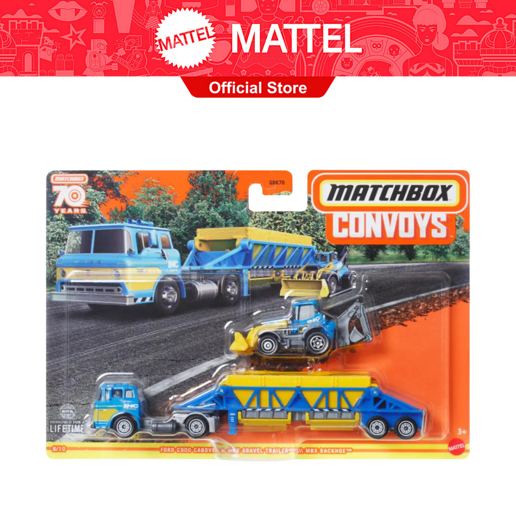 Matchbox Convoy Die-cast Trucks Assortment - MBX Ford C900 Cabover ...