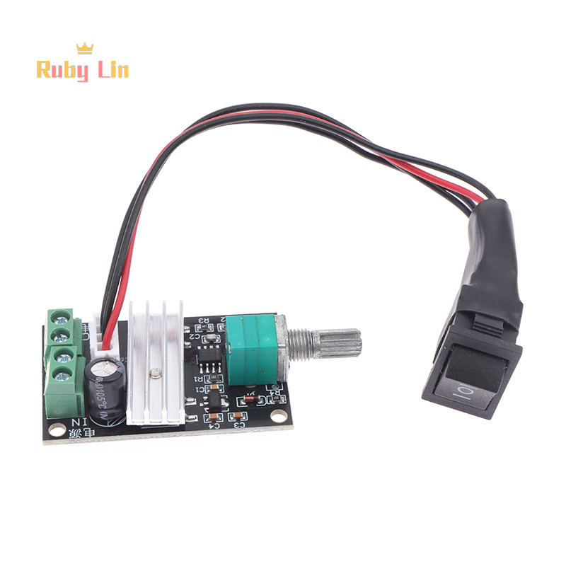 Ruby Lin DC 6V 12V 24V 3A PWM Motor Speed Controller Adjustable Speed ...