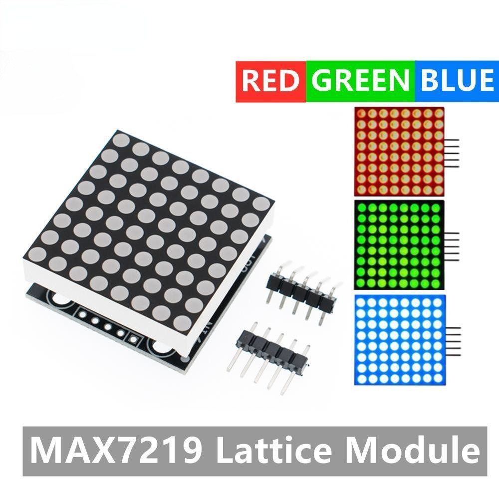 MAX7219 Dot Matrix Module Microcontroller Module Display Module ...